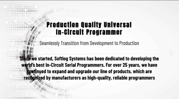 Flash and GANG programmers - Softlog Systems